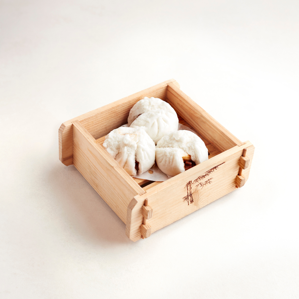 Steamed Honey Glazed Ibérico Pork Char Siew Bun | Raffles Grab and Go